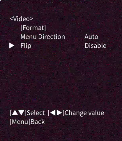 How to flip the output screen – Zowietek Electronics, Ltd.
